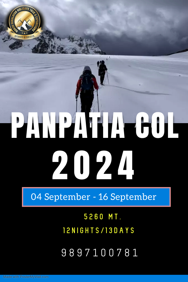 Fixed Departure Panpatia Col trek 2025 | Booking Open Panpatia col ...